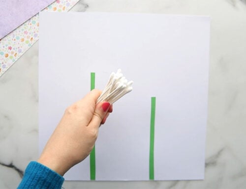 Q-tip Painted Hyacinth Flowers - The Best Ideas for Kids