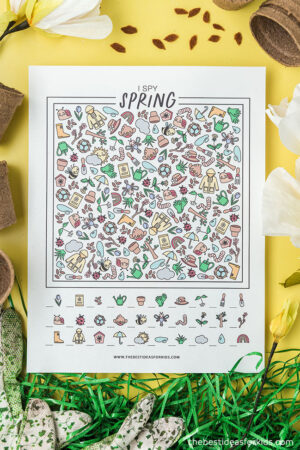 I Spy Spring (Free Printables) - The Best Ideas for Kids