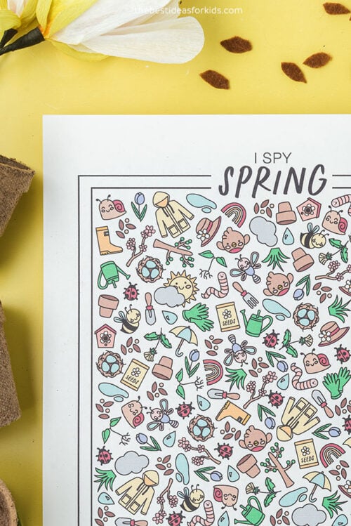 I Spy Spring (Free Printables) - The Best Ideas for Kids