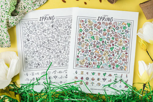 I Spy Spring (Free Printables) - The Best Ideas for Kids