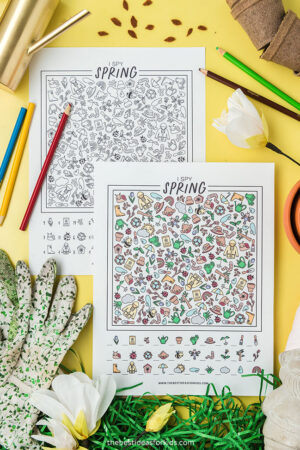 I Spy Spring (Free Printables) - The Best Ideas for Kids