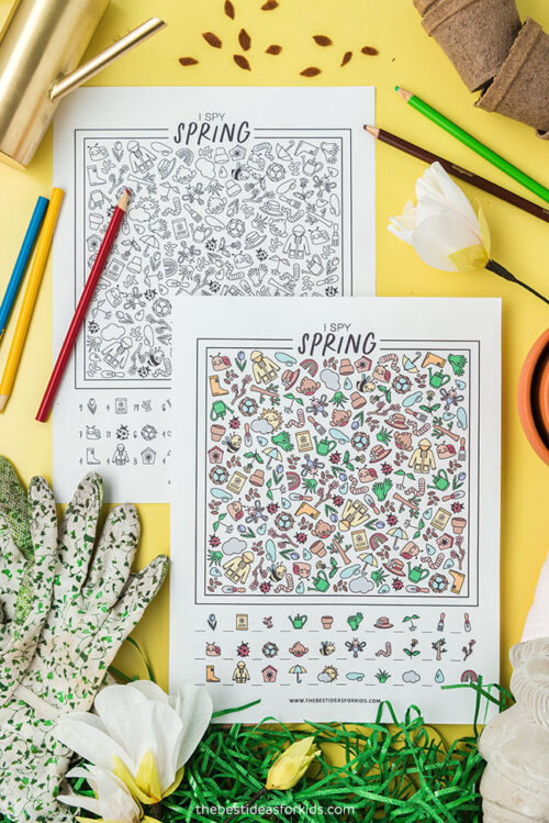 I Spy Spring (Free Printables) - The Best Ideas for Kids