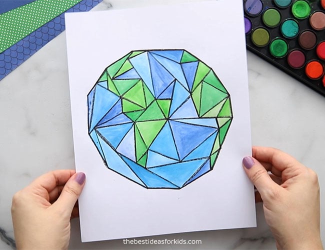 Earth Day Watercolor Art - The Best Ideas for Kids