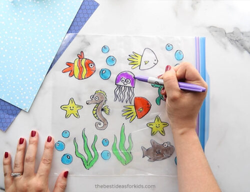 Underwater Flashlight Craft (Free Template) - The Best Ideas for Kids