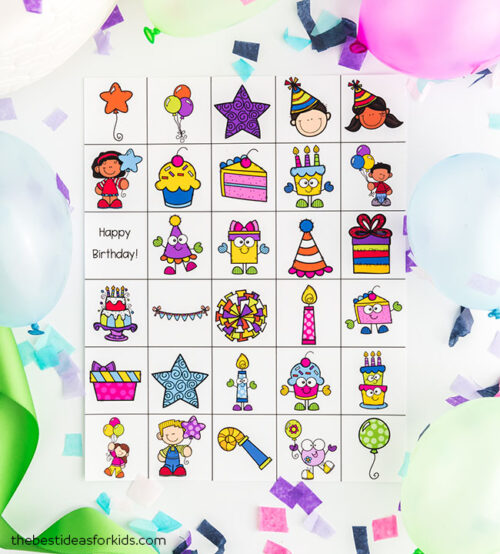 Birthday Bingo (Free Printables) - The Best Ideas for Kids