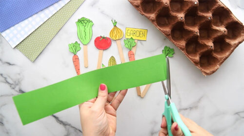 Egg Carton Vegetable Patch - The Best Ideas for Kids