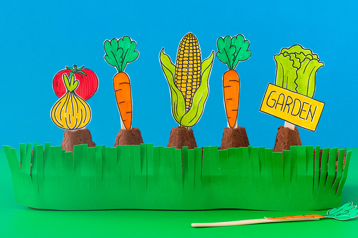 Egg Carton Vegetable Patch - The Best Ideas for Kids