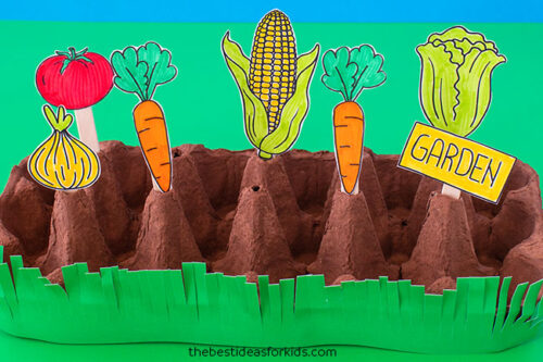 Egg Carton Vegetable Patch - The Best Ideas for Kids