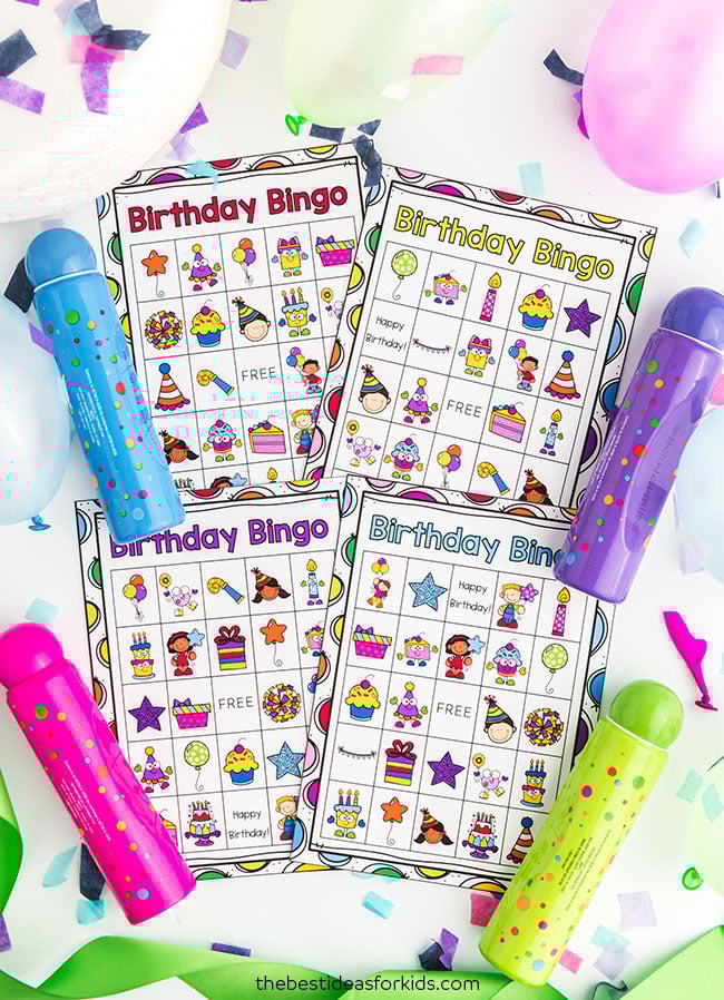 Birthday Bingo (Free Printables) - The Best Ideas for Kids
