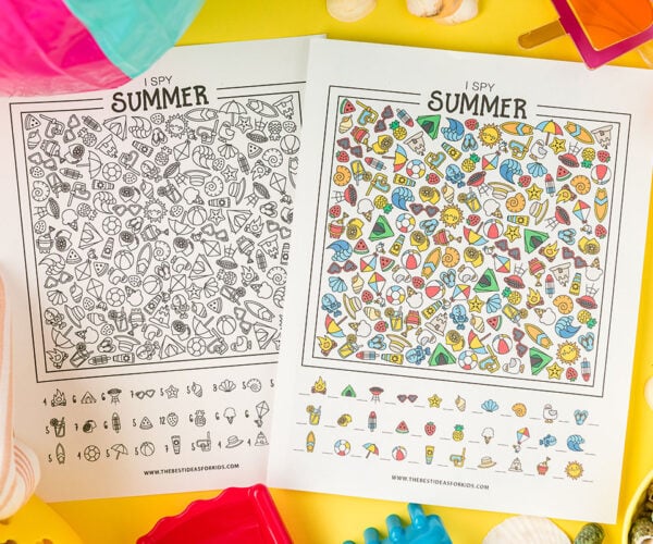 I Spy Beach Printable (Free Printables) - The Best Ideas for Kids
