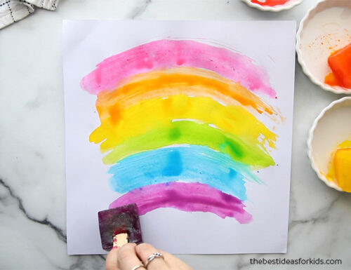 Ice Painting - The Best Ideas for Kids