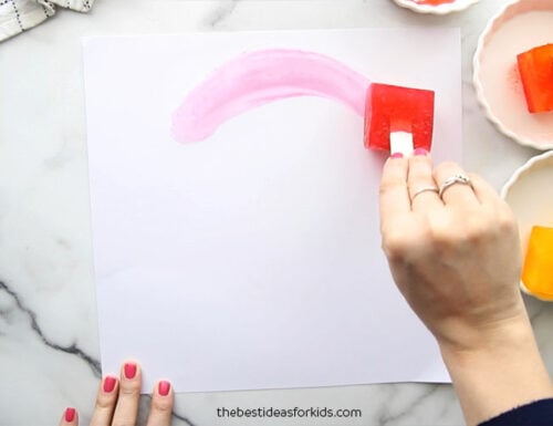 Ice Painting - The Best Ideas for Kids