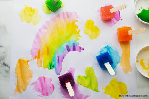 Ice Painting - The Best Ideas for Kids