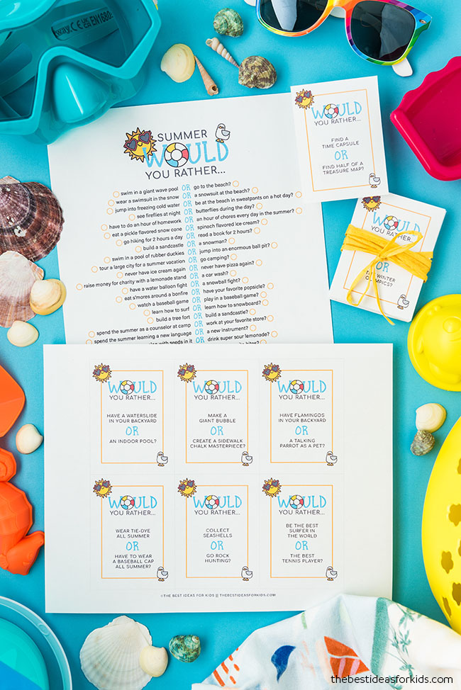 Summer Would You Rather Questions - The Best Ideas for Kids