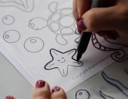 Underwater Flashlight Craft (Free Template) - The Best Ideas for Kids