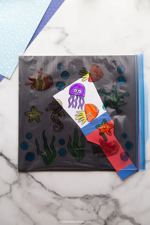 Underwater Flashlight Craft (Free Template) - The Best Ideas for Kids