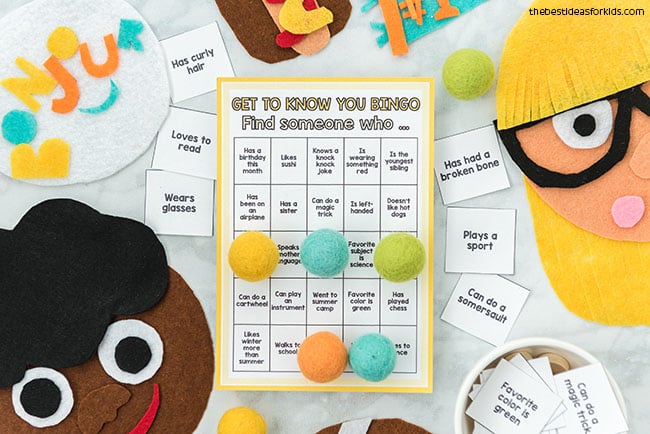 Get To Know You Bingo (Free Printables) - The Best Ideas for Kids