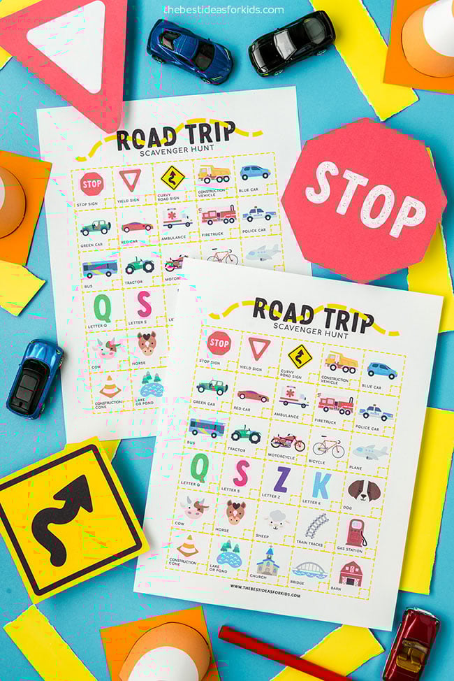 Road Trip Scavenger Hunt (Free Printable) - The Best Ideas for Kids
