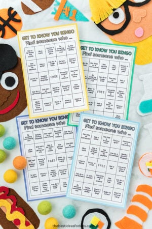 Get To Know You Bingo (Free Printables) - The Best Ideas for Kids