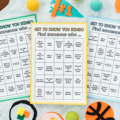 Back to School Bingo (Free Printables) - The Best Ideas for Kids