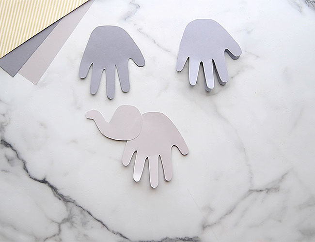 Elephant Handprint - The Best Ideas for Kids