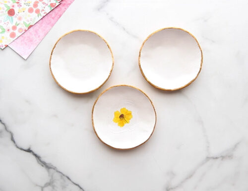 Pressed Flower Clay Dish - The Best Ideas for Kids
