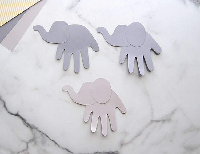 Elephant Handprint - The Best Ideas for Kids
