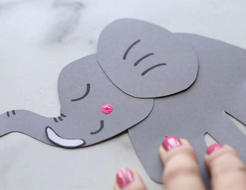 Elephant Handprint - The Best Ideas for Kids