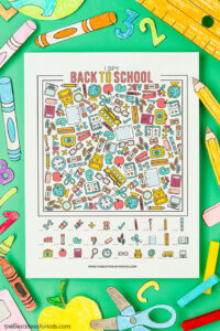 I Spy Back to School (Free Printables) - The Best Ideas for Kids