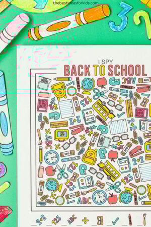 I Spy Back to School (Free Printables) - The Best Ideas for Kids