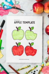 Apple Template - The Best Ideas for Kids