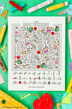I Spy Back to School (Free Printables) - The Best Ideas for Kids