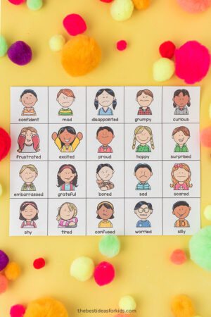 Emotions Bingo (Free Printables) - The Best Ideas for Kids