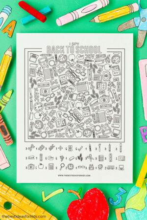 I Spy Back to School (Free Printables) - The Best Ideas for Kids