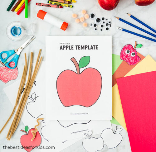 Apple Template - The Best Ideas for Kids