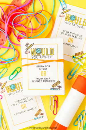 Back to School Would You Rather - The Best Ideas for Kids