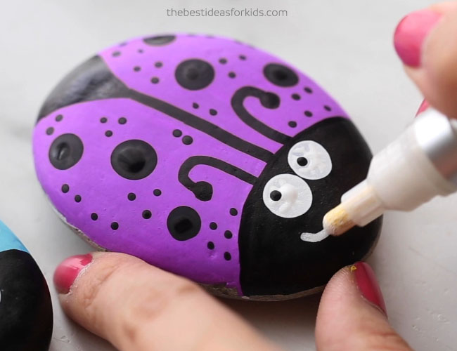 Ladybug Rock Painting - The Best Ideas for Kids