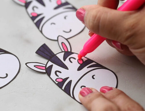 Zebra Handprint - The Best Ideas for Kids