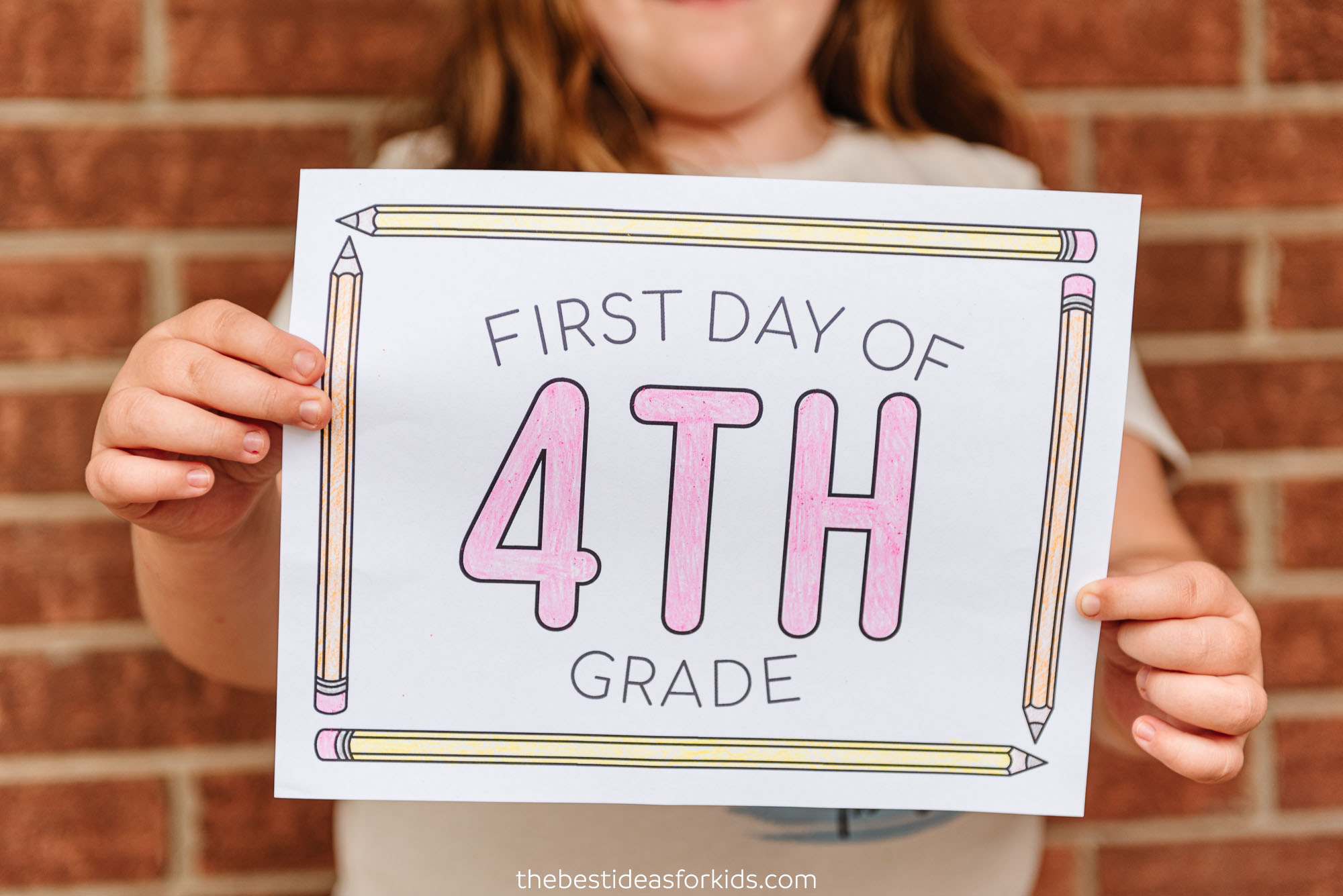First Day of School Printable (Free Printable) - The Best Ideas for Kids