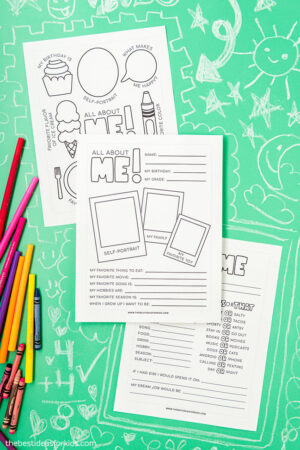 All About Me Worksheet (Free Printables) - The Best Ideas for Kids