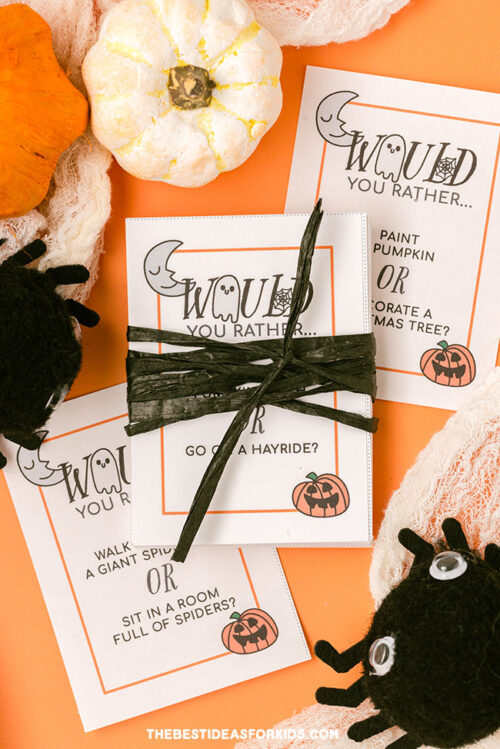 50 Halloween Would You Rather (Free Printables) - The Best Ideas for Kids