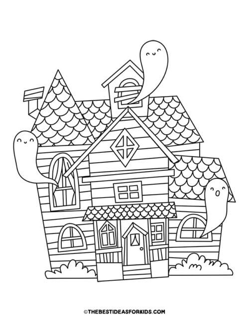 Ghost Coloring Pages (Free Printables) - The Best Ideas for Kids