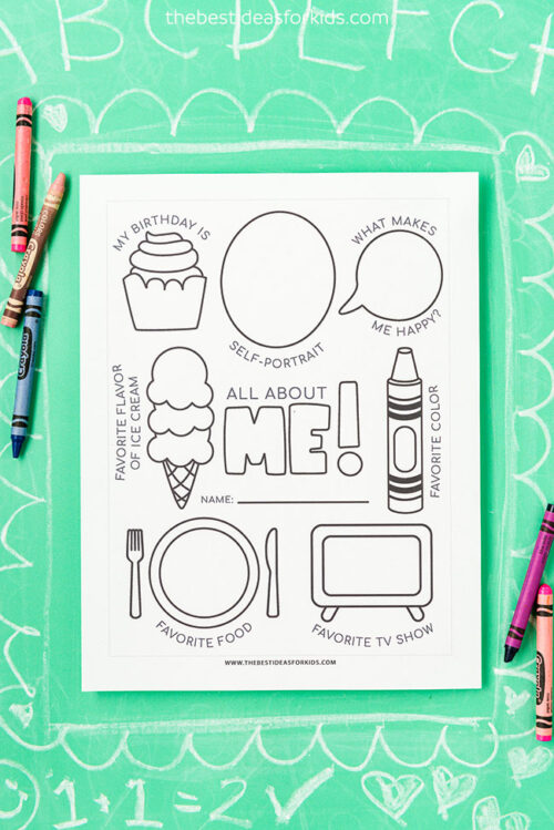All About Me Worksheet (Free Printables) - The Best Ideas for Kids