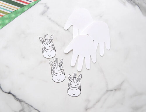 Zebra Handprint - The Best Ideas for Kids