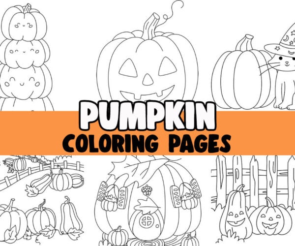 Pumpkin Outline (Free Printable Templates) - The Best Ideas for Kids