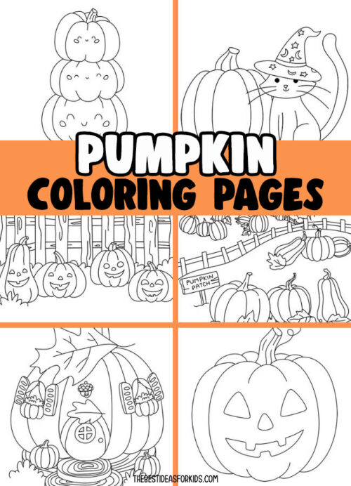 Pumpkin Coloring Pages (Free Printables) - The Best Ideas for Kids