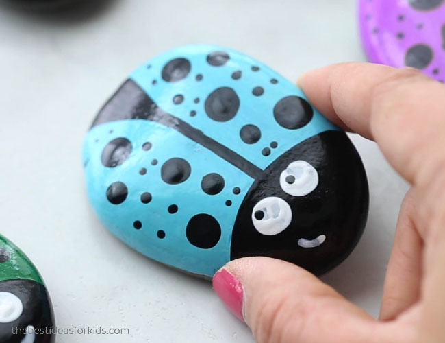 Ladybug Rock Painting - The Best Ideas for Kids