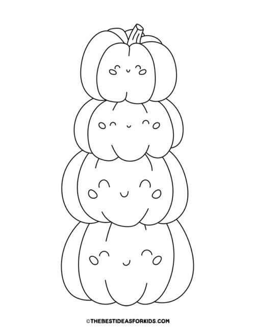 Pumpkin Coloring Pages (Free Printables) - The Best Ideas for Kids