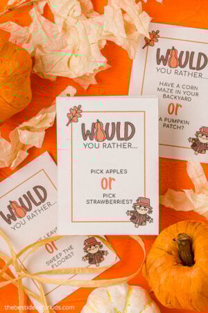 Fall Would You Rather Questions (Free Printables) - The Best Ideas for Kids