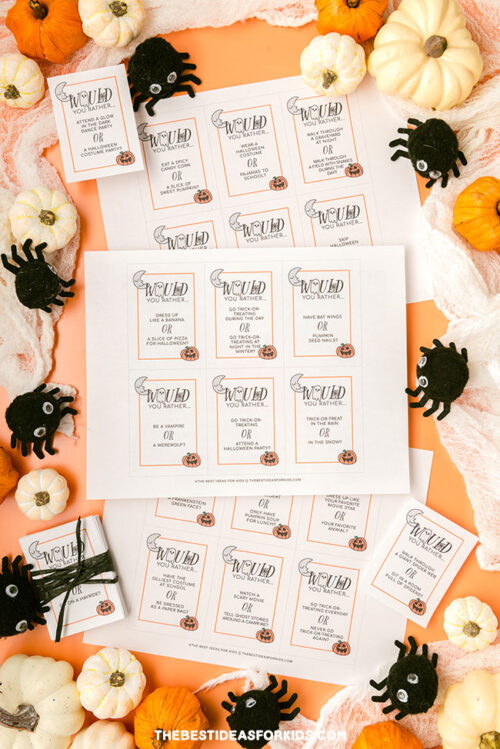 50 Halloween Would You Rather (Free Printables) - The Best Ideas for Kids